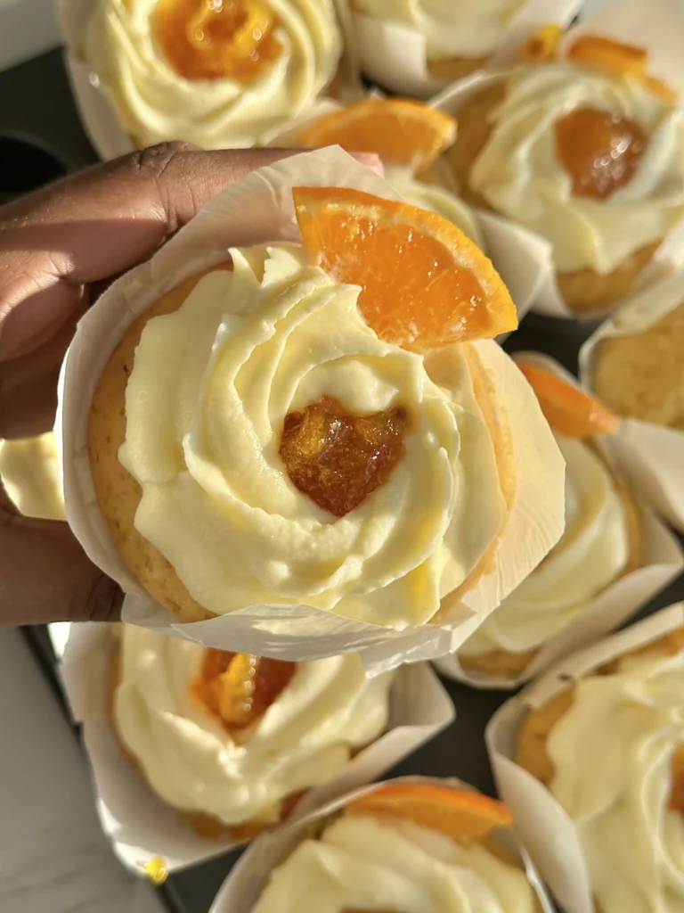 Golden Hour Cupcakes: Vanilla Cupcakes with Sweet Orange Marmalade ...